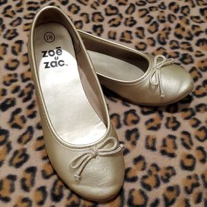 Zoe & Zac | Shoes | Gold Flats | Poshmark